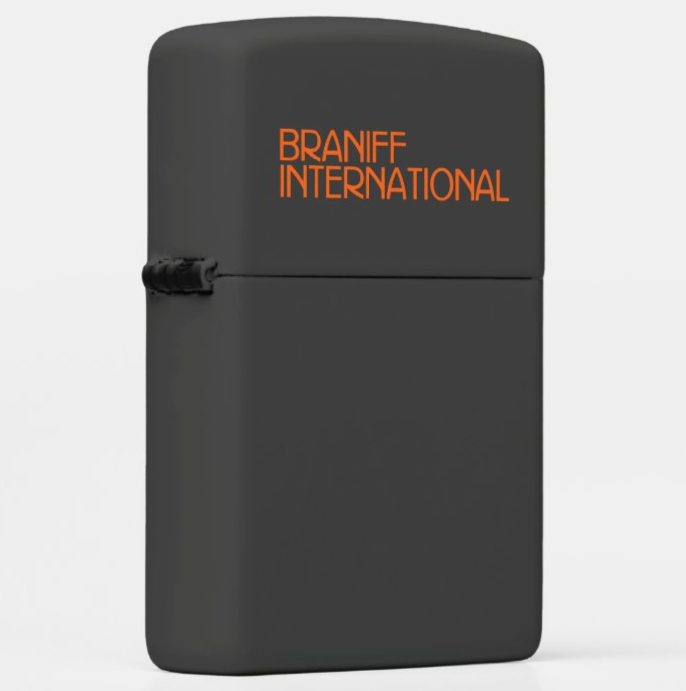 Braniff Zippo Lighter – 1968 International Font Design – Braniff Boutique