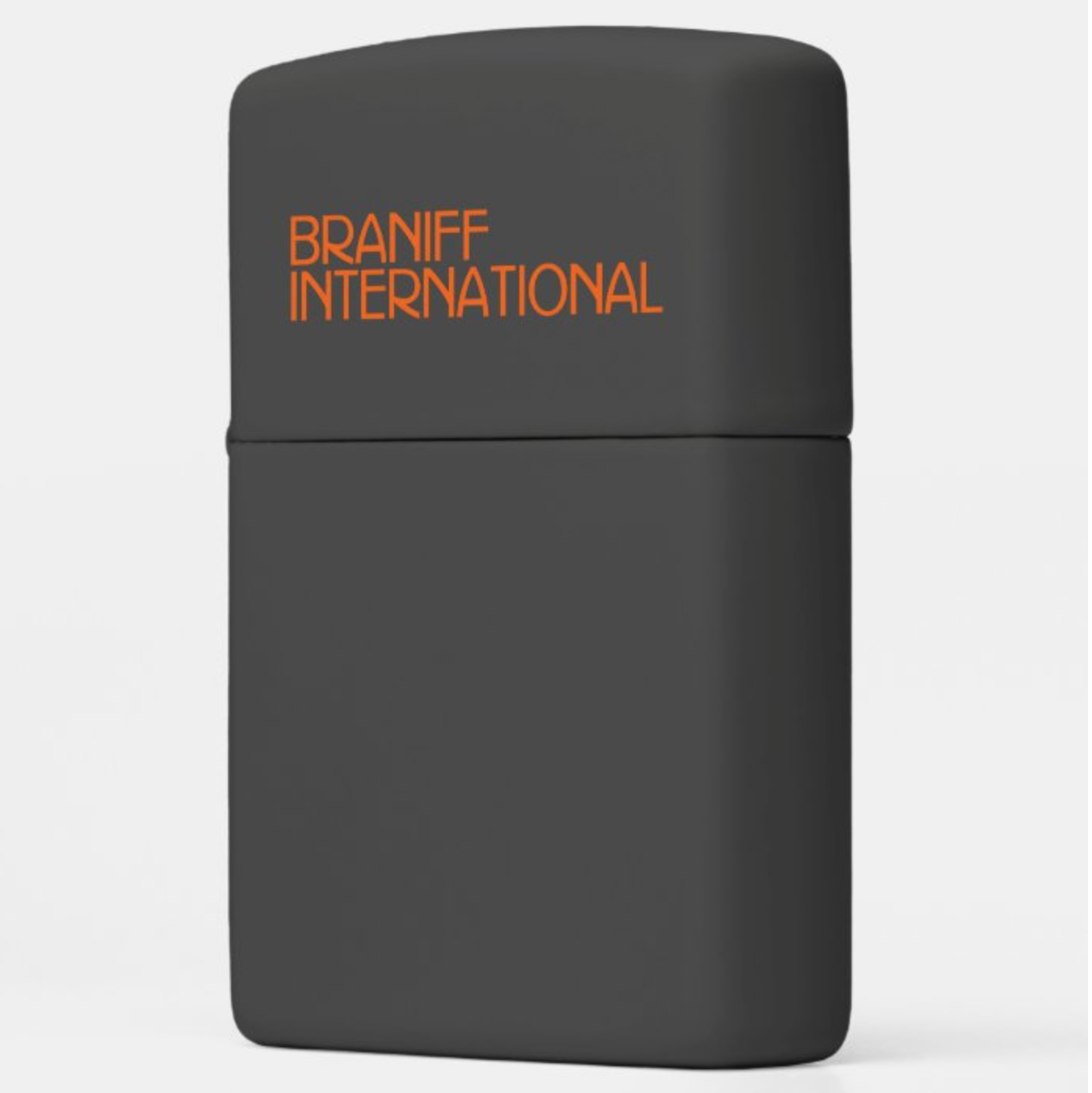 Braniff Zippo Lighter – 1968 International Font Design – Braniff Boutique