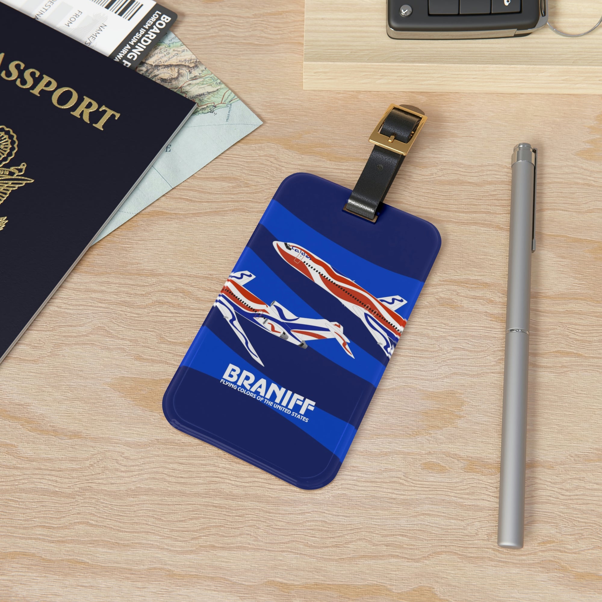 Jet-Set in Style: Braniff Ultra Space Jet Luggage Tag by Alexander ...