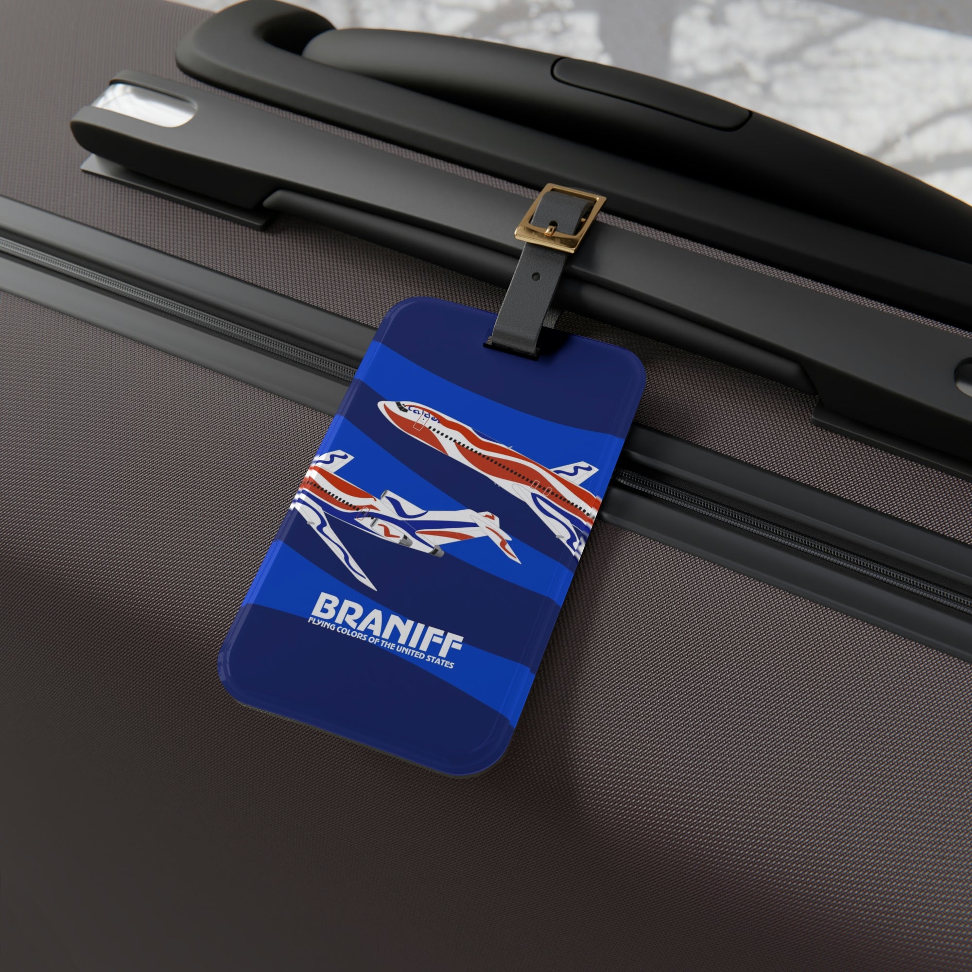 Jet-Set in Style: Braniff Ultra Space Jet Luggage Tag by Alexander ...