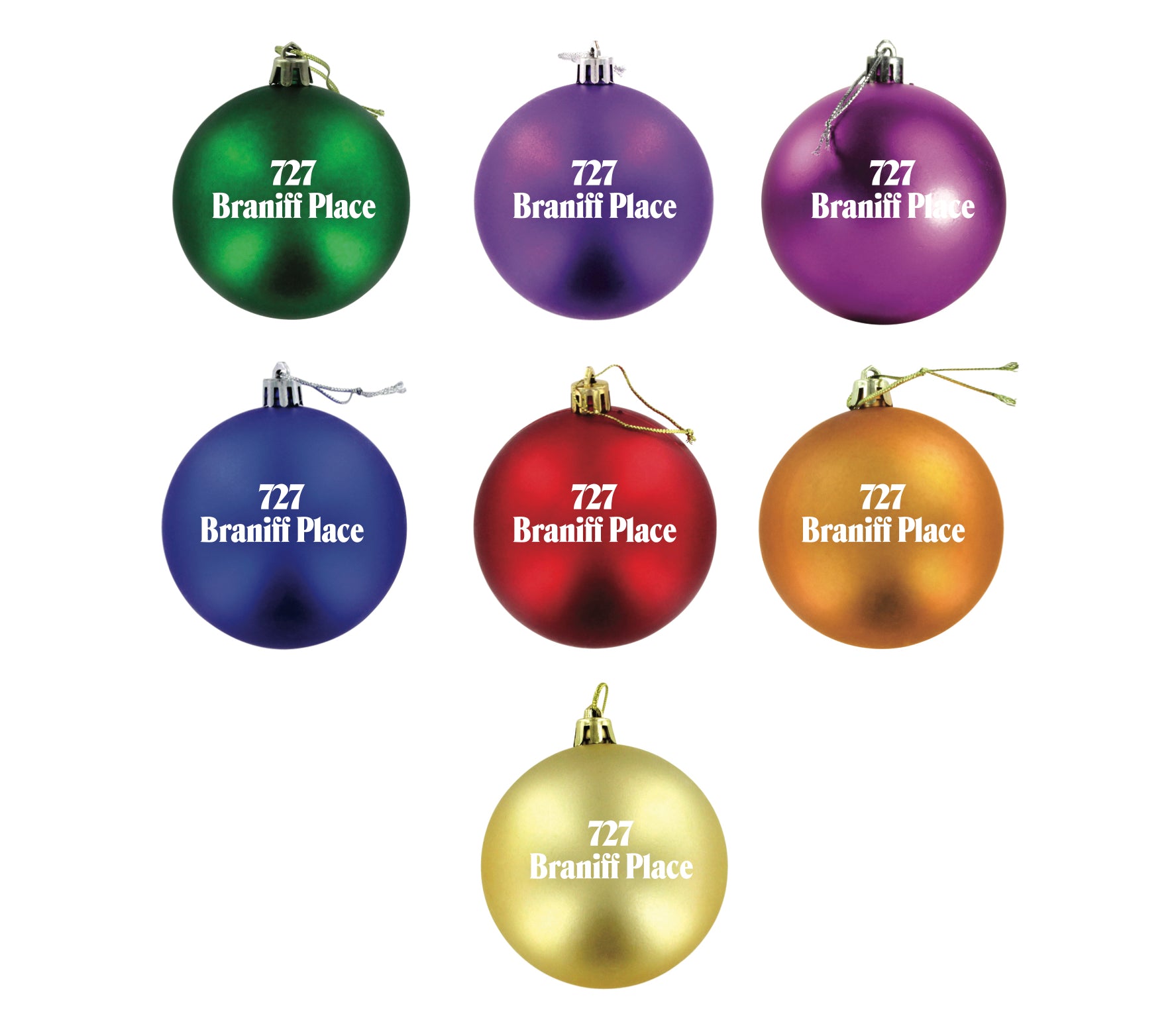 Christmas Ornament Set of 9 727 Braniff Place – Braniff Boutique
